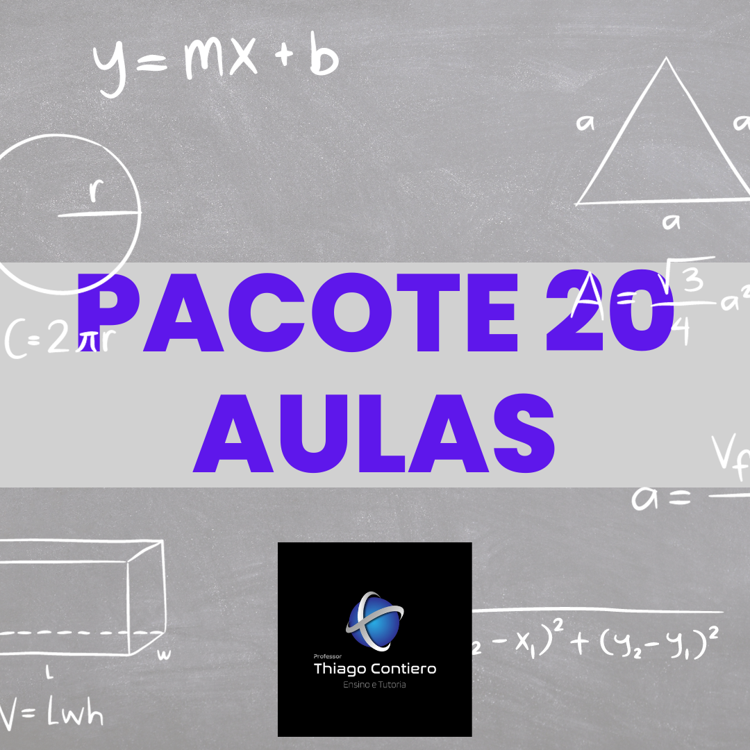 PACOTE 20 AULAS - Professor Thiago Contiero | Hotmart