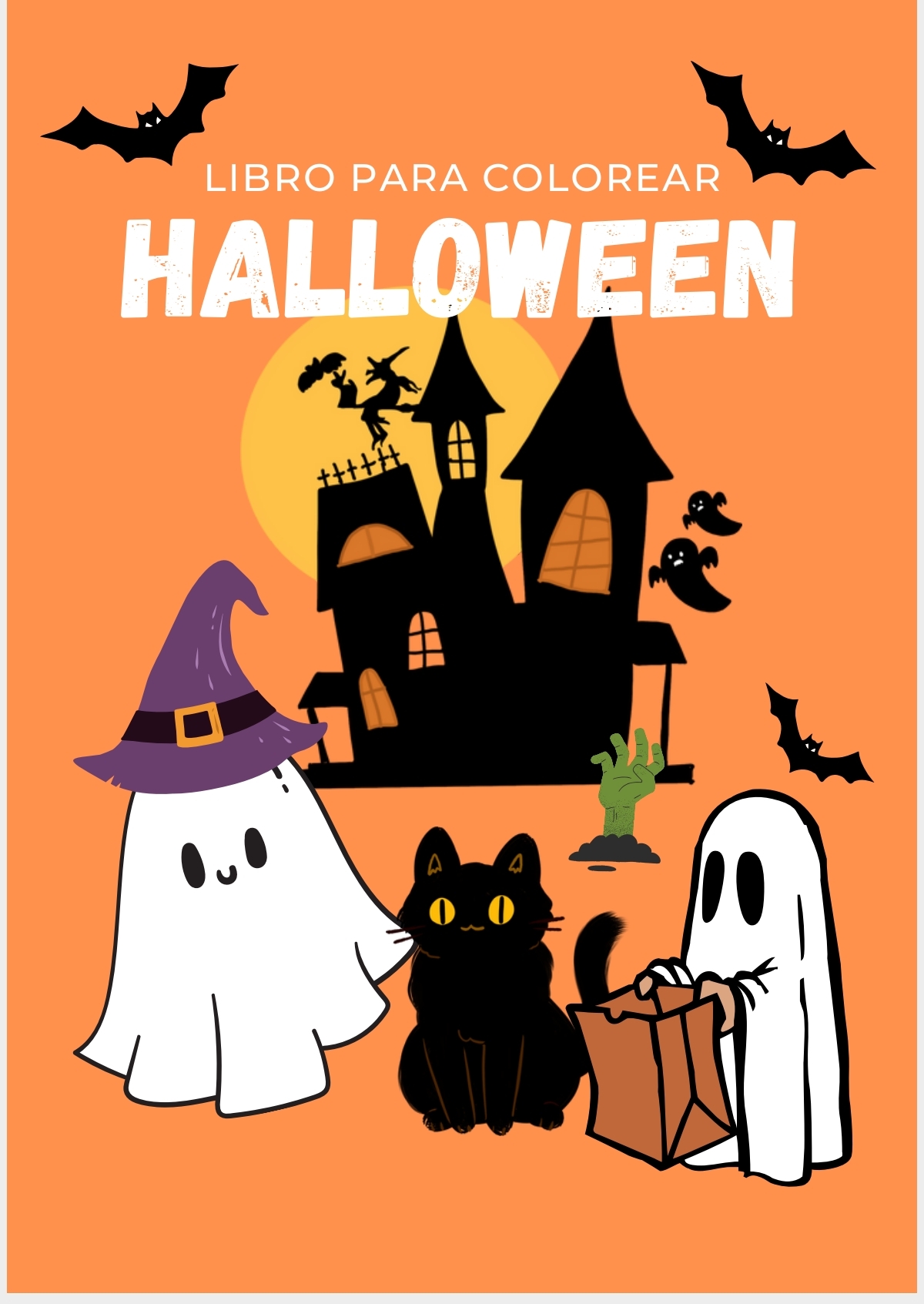Libro para colorear, halloween | Hotmart