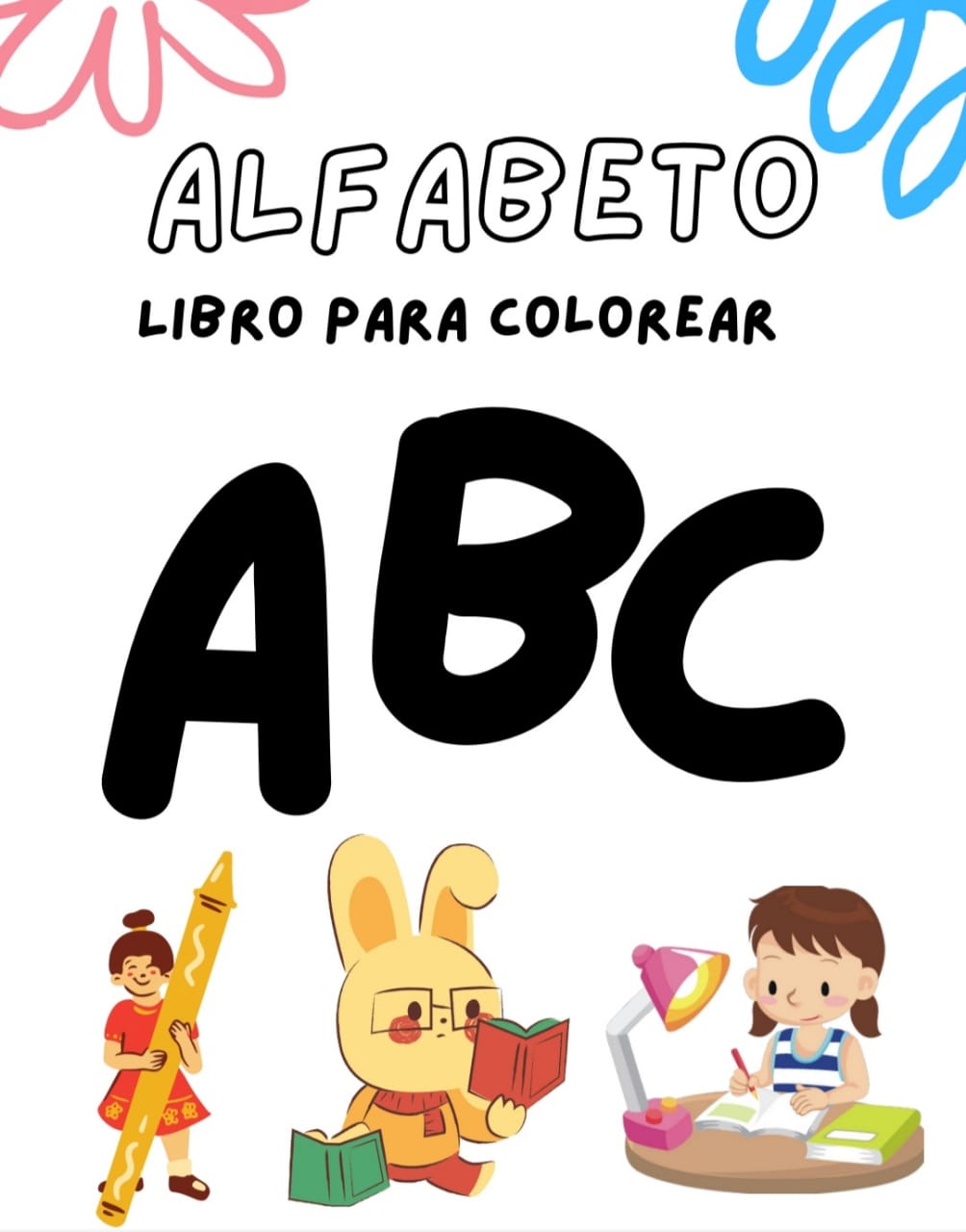 Aprende y Colorea el ABC Libro para colorear para niños preescolare...