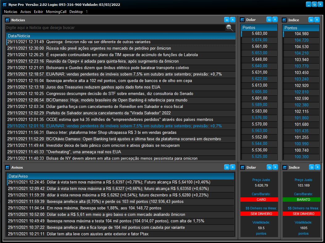 Terminal Nyse Pro
