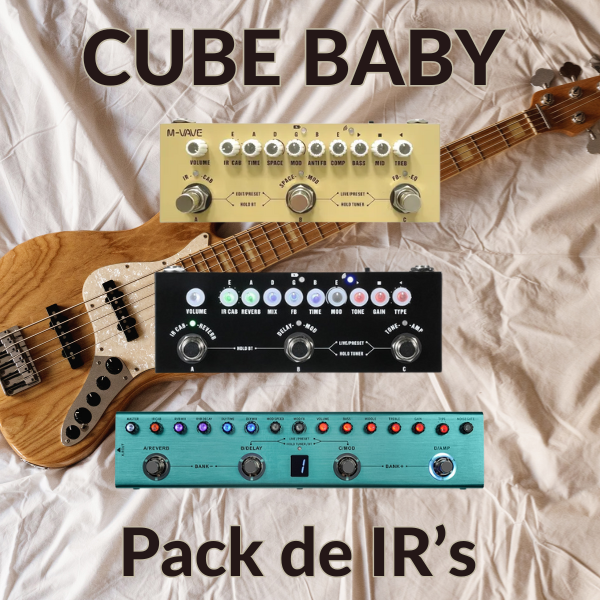 Cuvave Cube Baby - Pack de IR's para guitarra, baixo e violão (Paco...