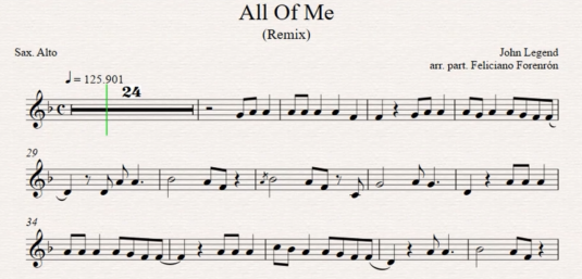 All Of Me - Sax. Alto (Remix) - Feliciano Alberto Fornerón Maidana ...