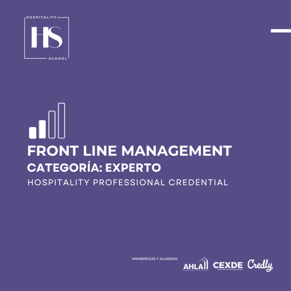 Hospitality Professional Credential Front Line Management • Categoría ...