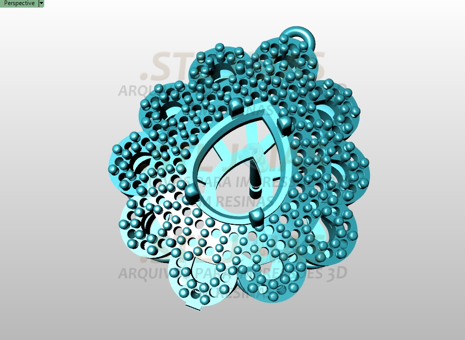BRINCO CRAVEJADO GOTA Arquivo para impressão 3D. Formato STL - STL ...