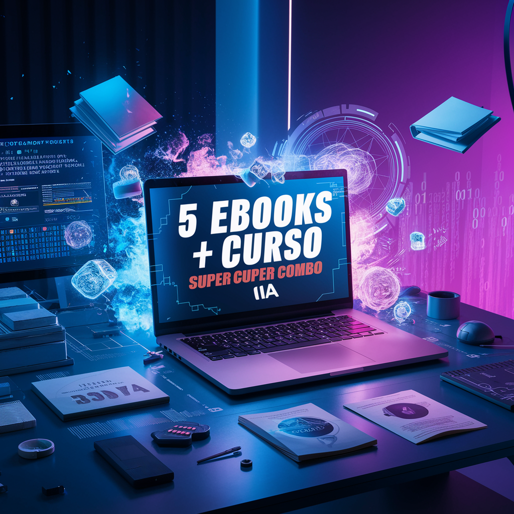 Super Combo Ebooks + Cursos em Vídeo com IA