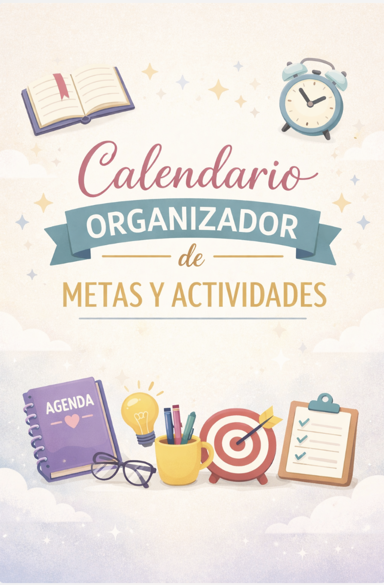 calendario organizador de metas y actividades | Hotmart