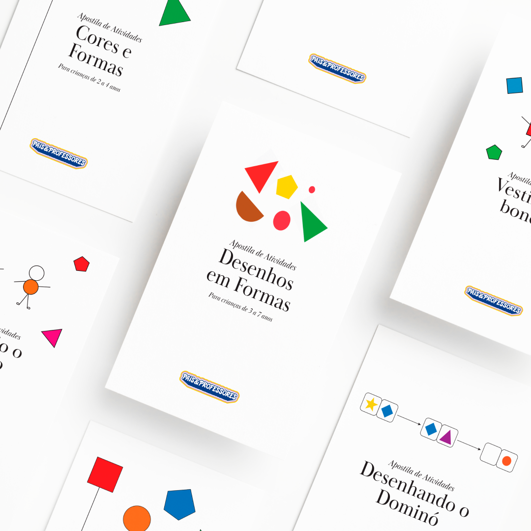 Combo: Apostila de Atividades de Formas Geométricas - Pais & Pr...