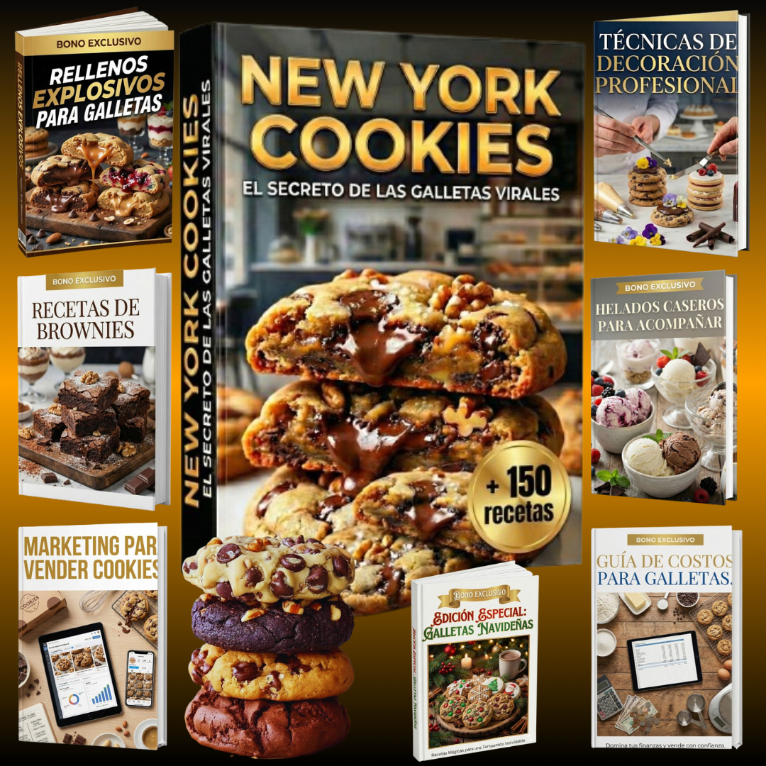 New York Cookies: El Secreto de las Galletas Virales (+150 Recetas)...