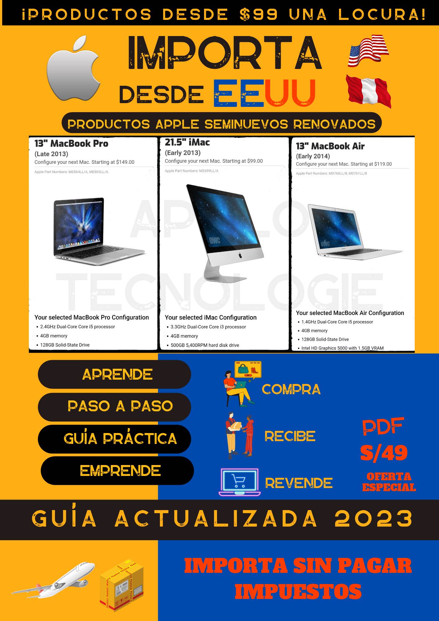 APRENDE A IMPORTAR DESDE EEUU PRODUCTOS APPLE REACONDICIONADOS DESDE ...