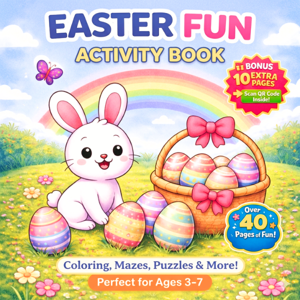 EASTER FUN ACTIVITY BOOK - Gina's Studio | Hotmart