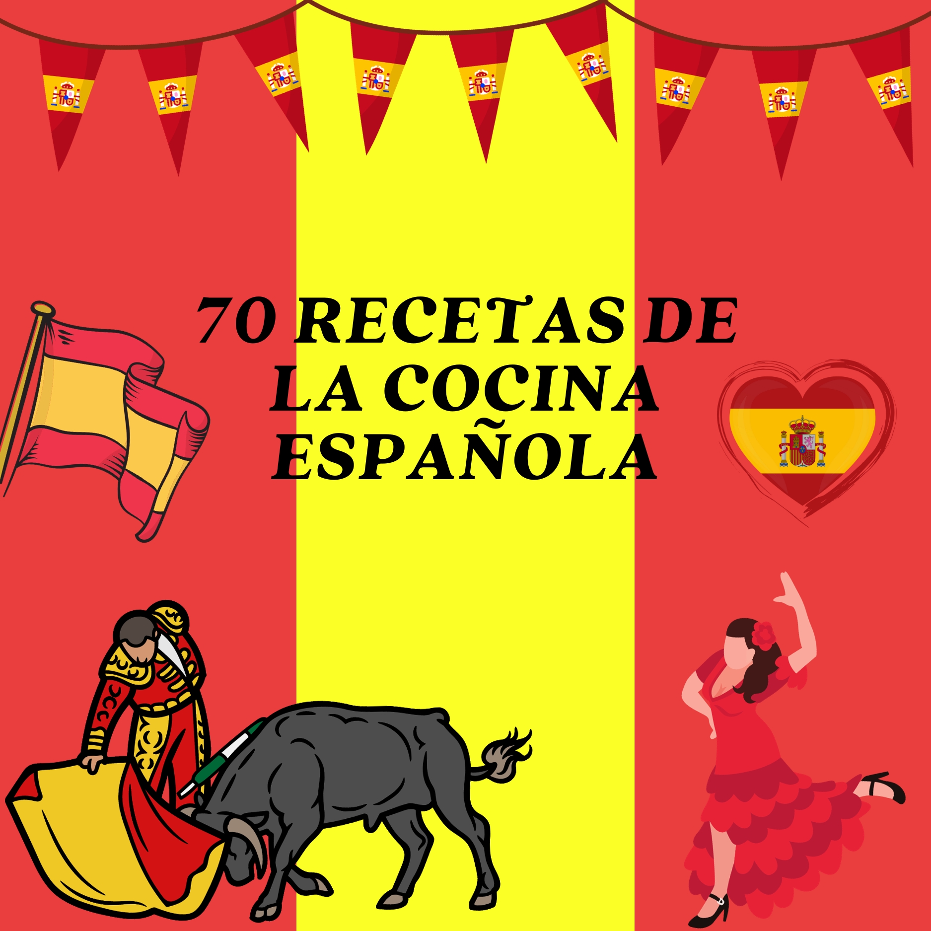 70 Recetas de la cocina Española. - Luiz Ferrari | Hotmart