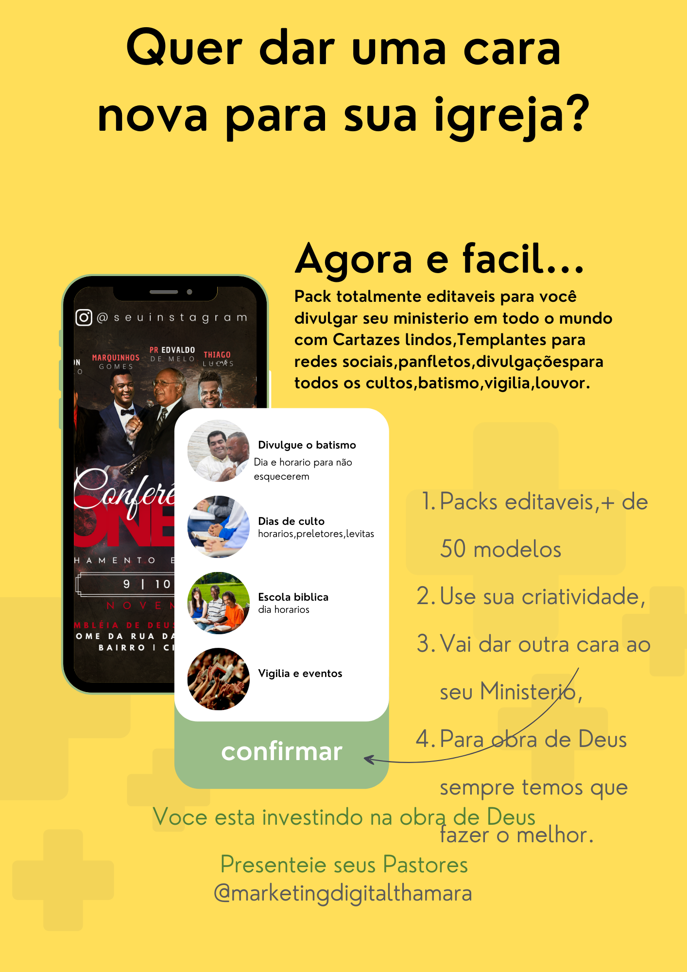 Super Packs editaveis para sua Igreja