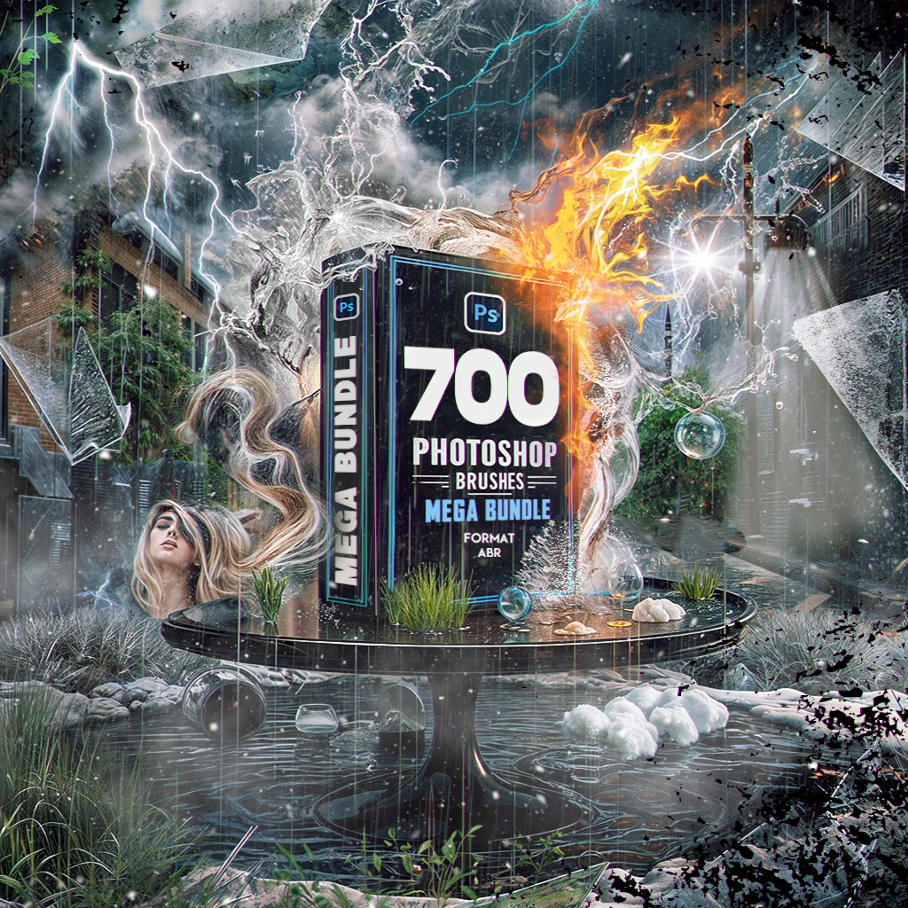700 Photoshop Brushes Mega Bundle