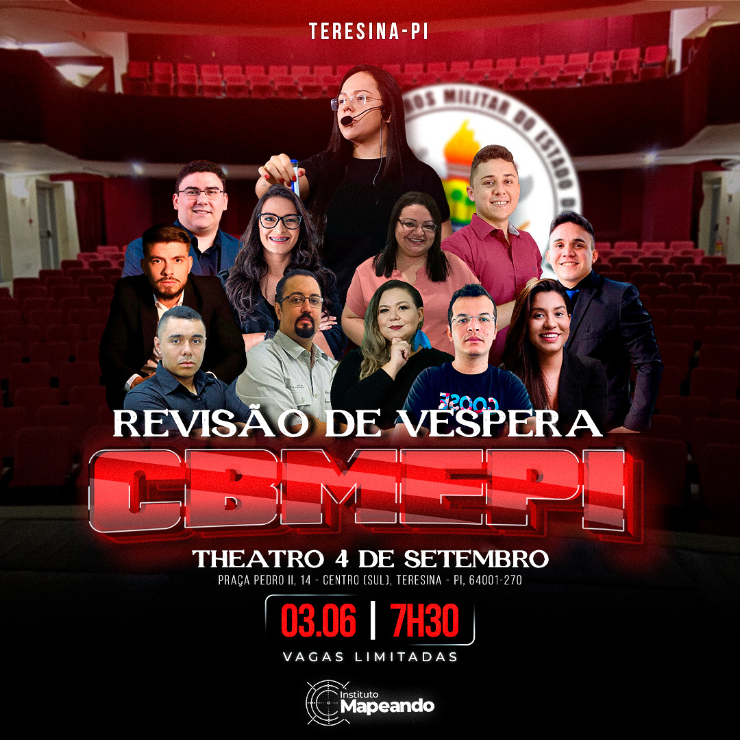 REVISÃO DE VÉSPERA - CBMEPI - Instituto Mapeando | Hotmart