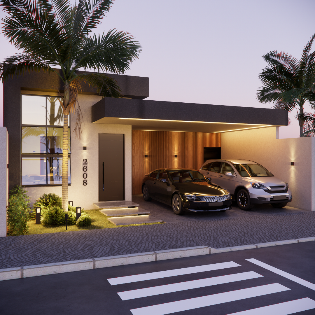 PROJETO DE CASA 10X20 | FACHADA MODERNA | 3 QUARTOS COM SUÍTE E CLOSET ...