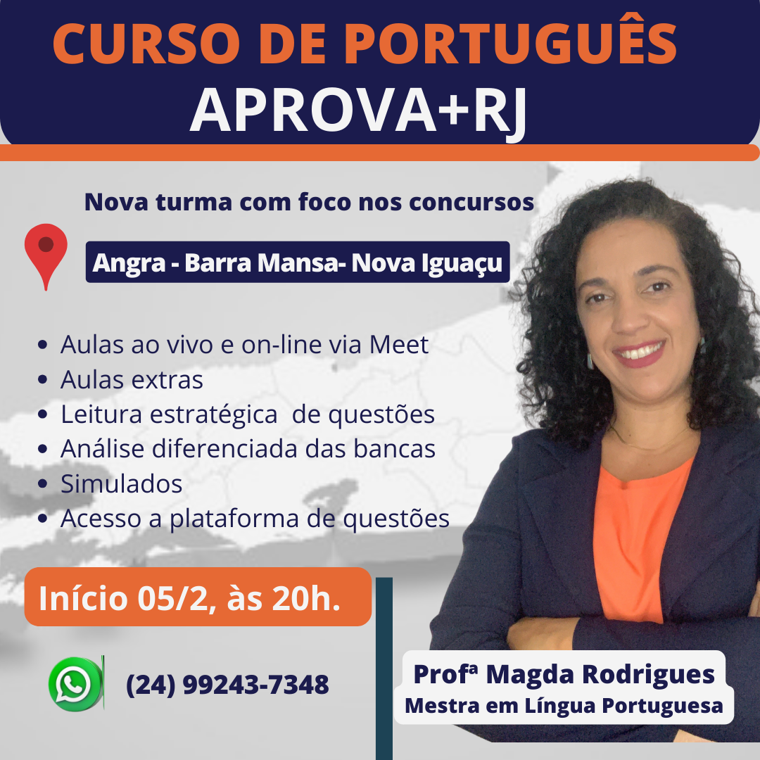 Português APROVA+RJ - Magda Rodrigues | Hotmart