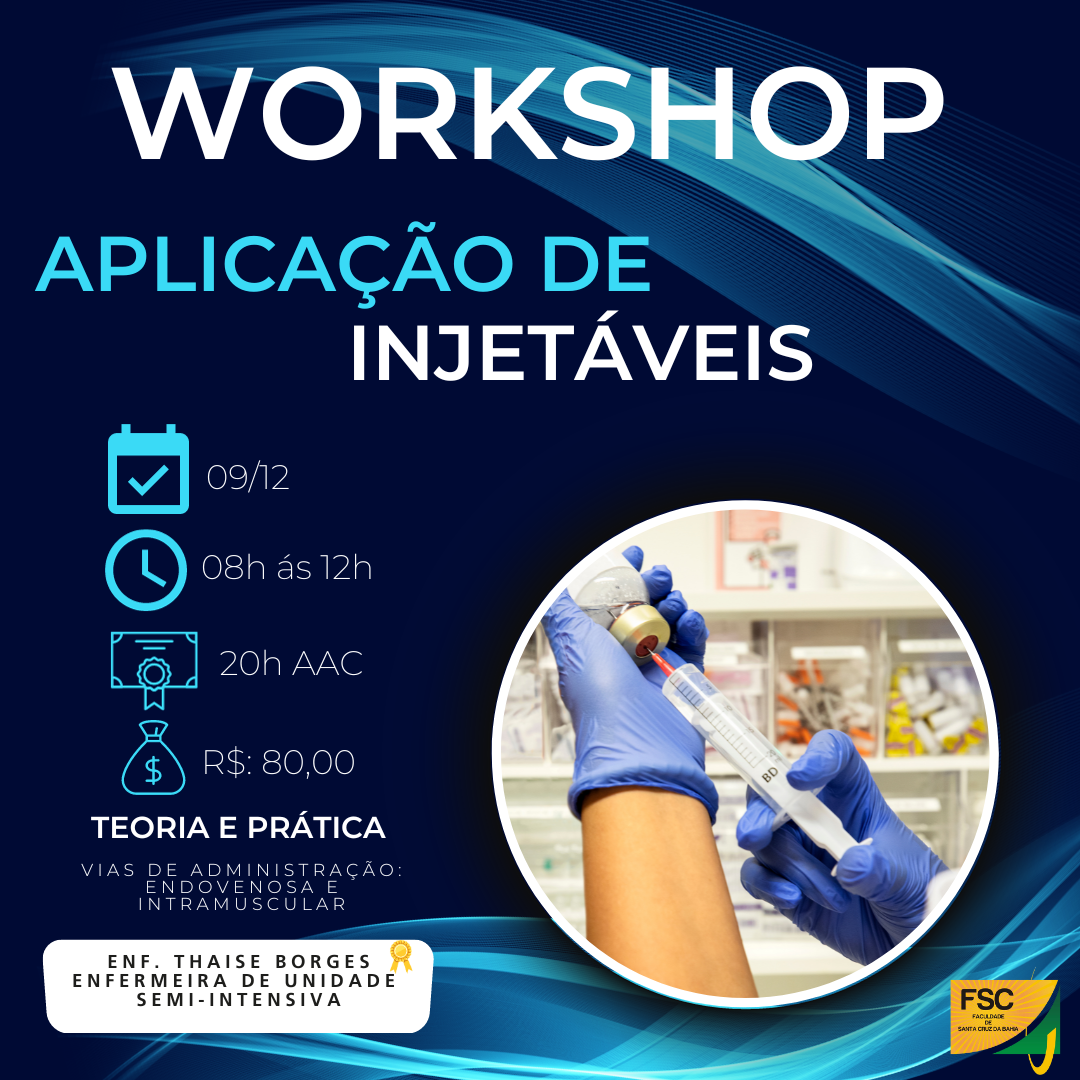 Workshop Aplicação de Injetáveis