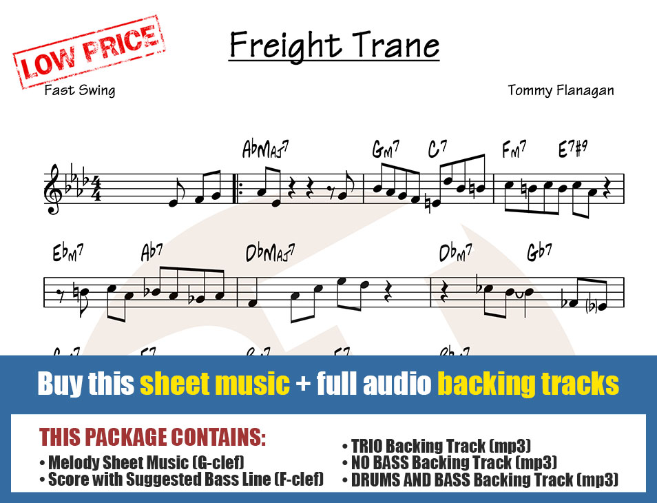 Freight Trane (Sheet Music + Backing Tracks) - Backing Track Center...