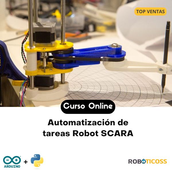 Construye tu Brazo SCARA: Domina la Automatización para Tareas Repe...