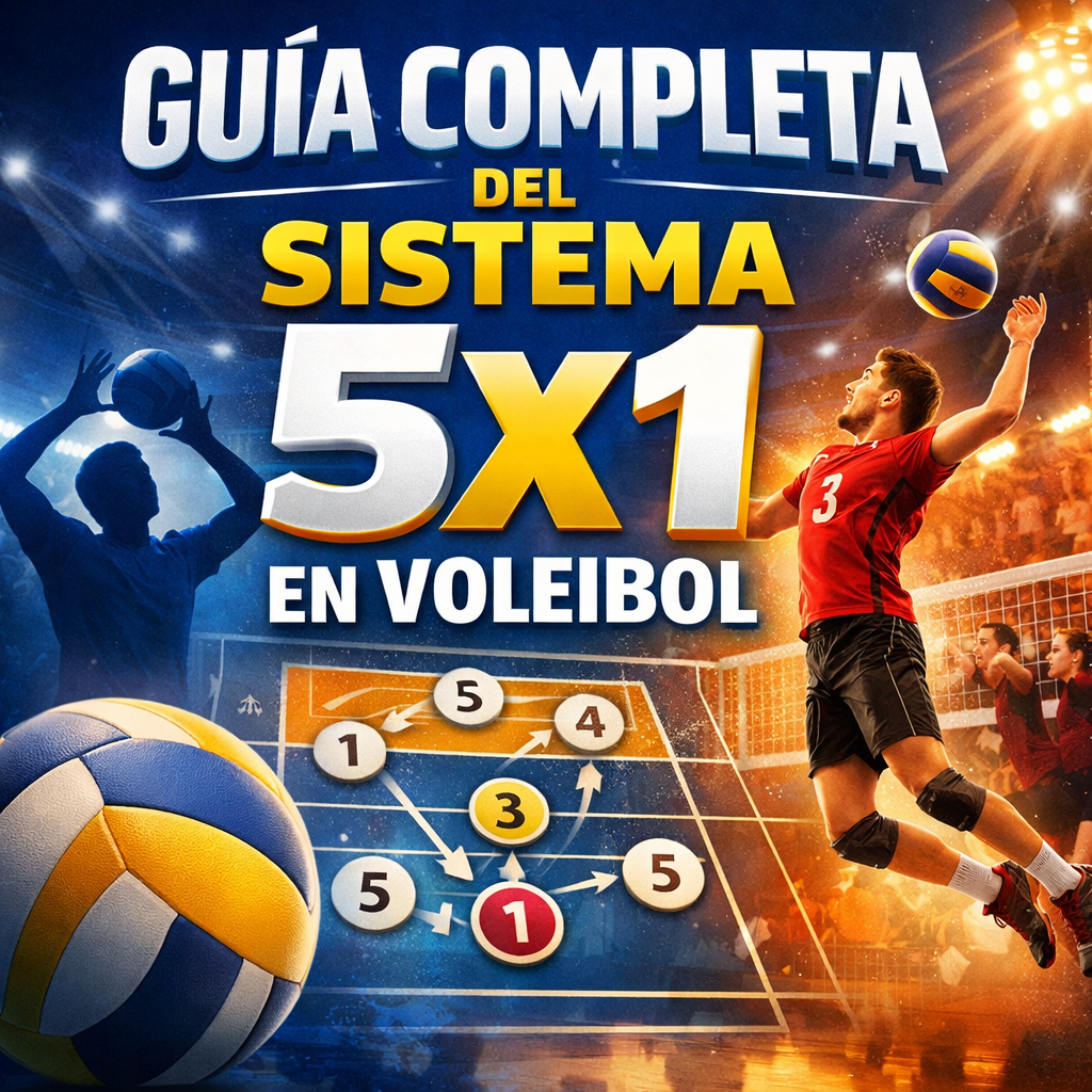 GUÍA COMPLETA DEL SISTEMA 5X1 EN VOLEIBOL