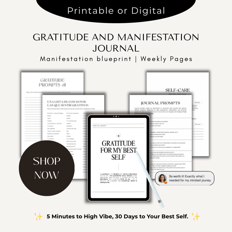 Gratitude and Manifestation Journal