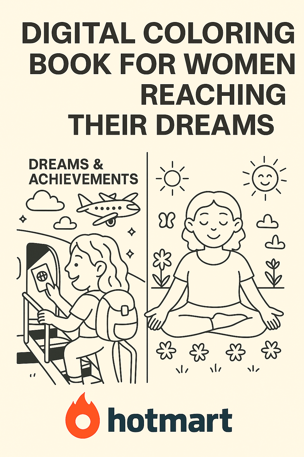 Color Your Dreams: A Manifestation & Self-Love Coloring Book for W...