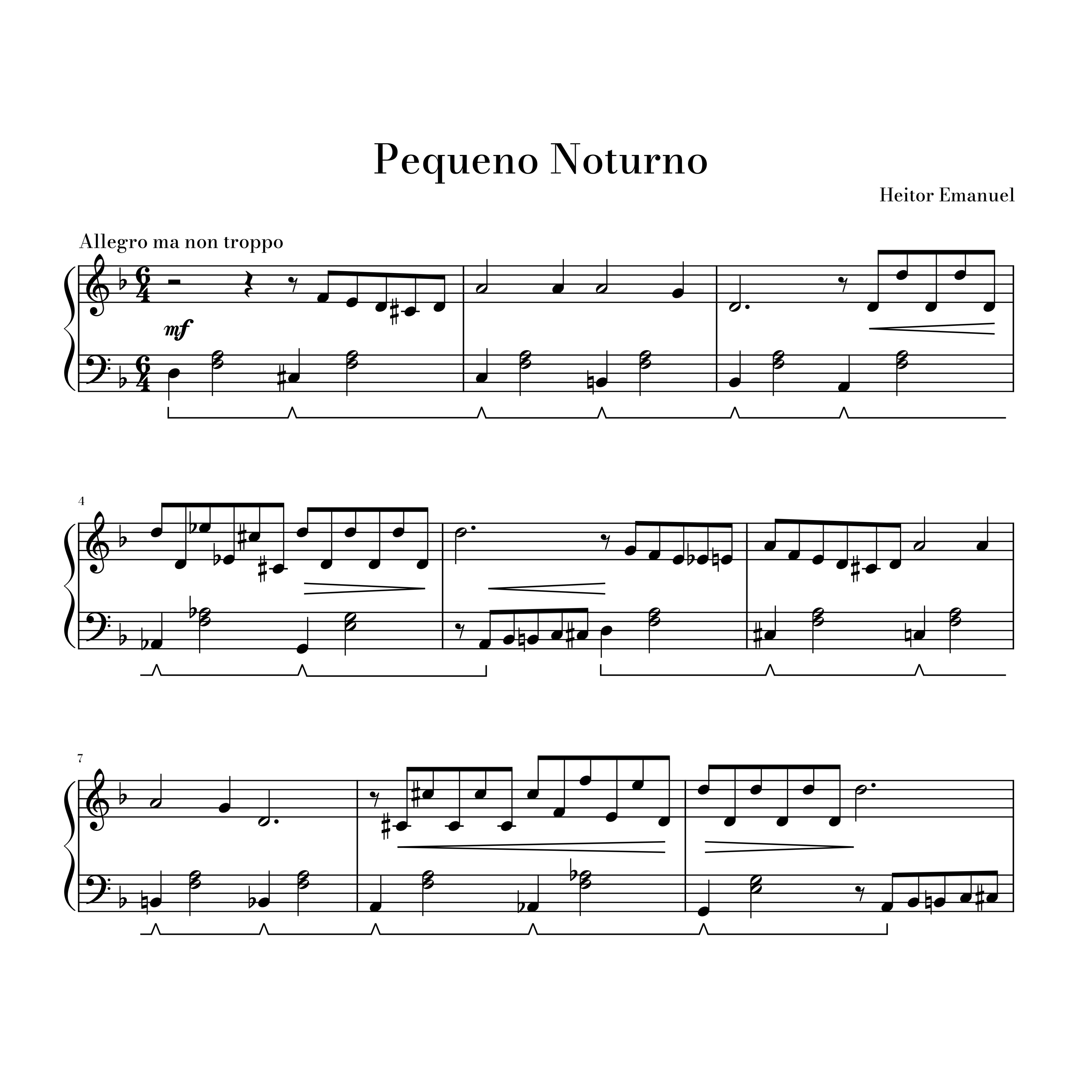Pequeno Noturno - Heitor Emanuel (Partitura PDF)