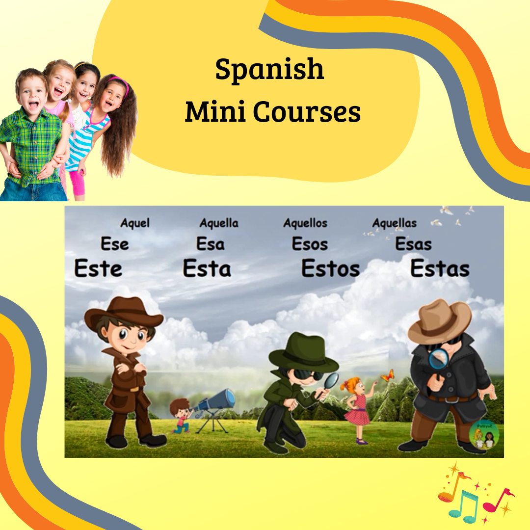 Mini Spanish course for children