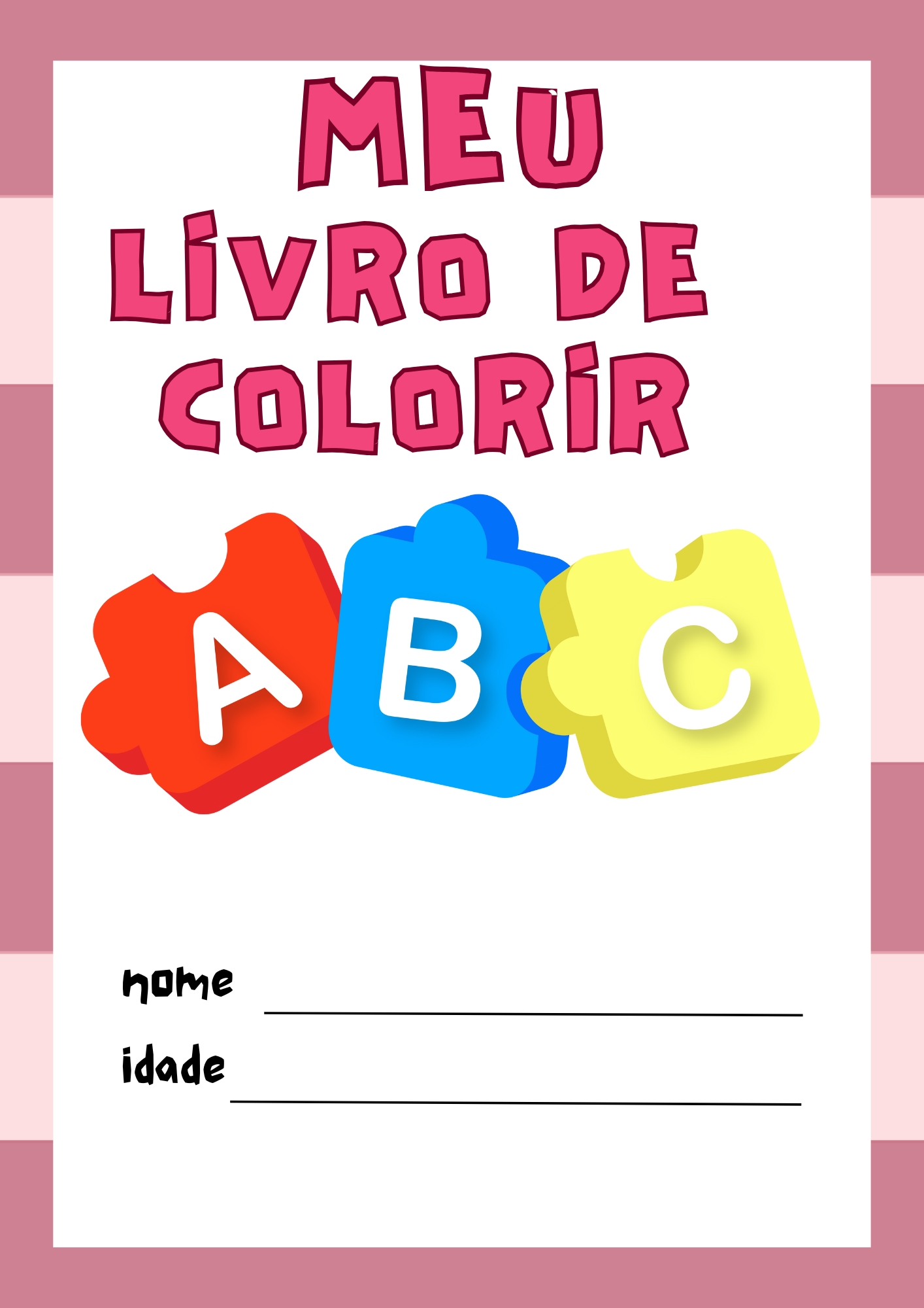 Meu Livro de Colorir do ABC: Uma Aventura Divertida! - THIAGO | Hot...