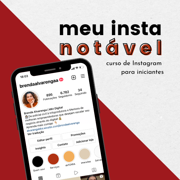 Meu Insta Notável: Instagram para iniciantes - Brenda Alvarenga | H...