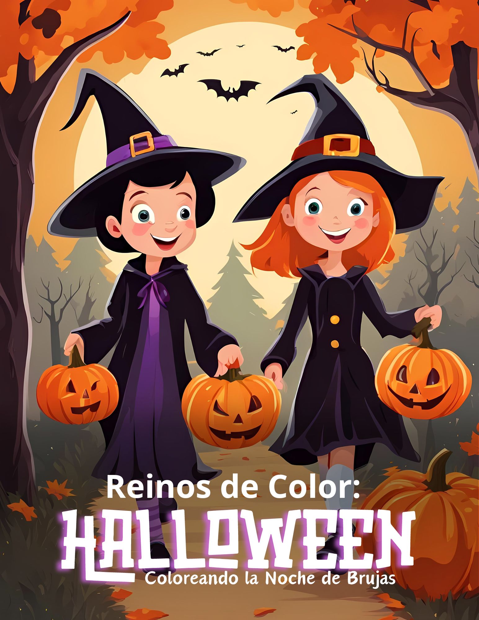Reinos de Color: HALLOWEEN. Coloreando la Noche de Brujas .PDF listo ...