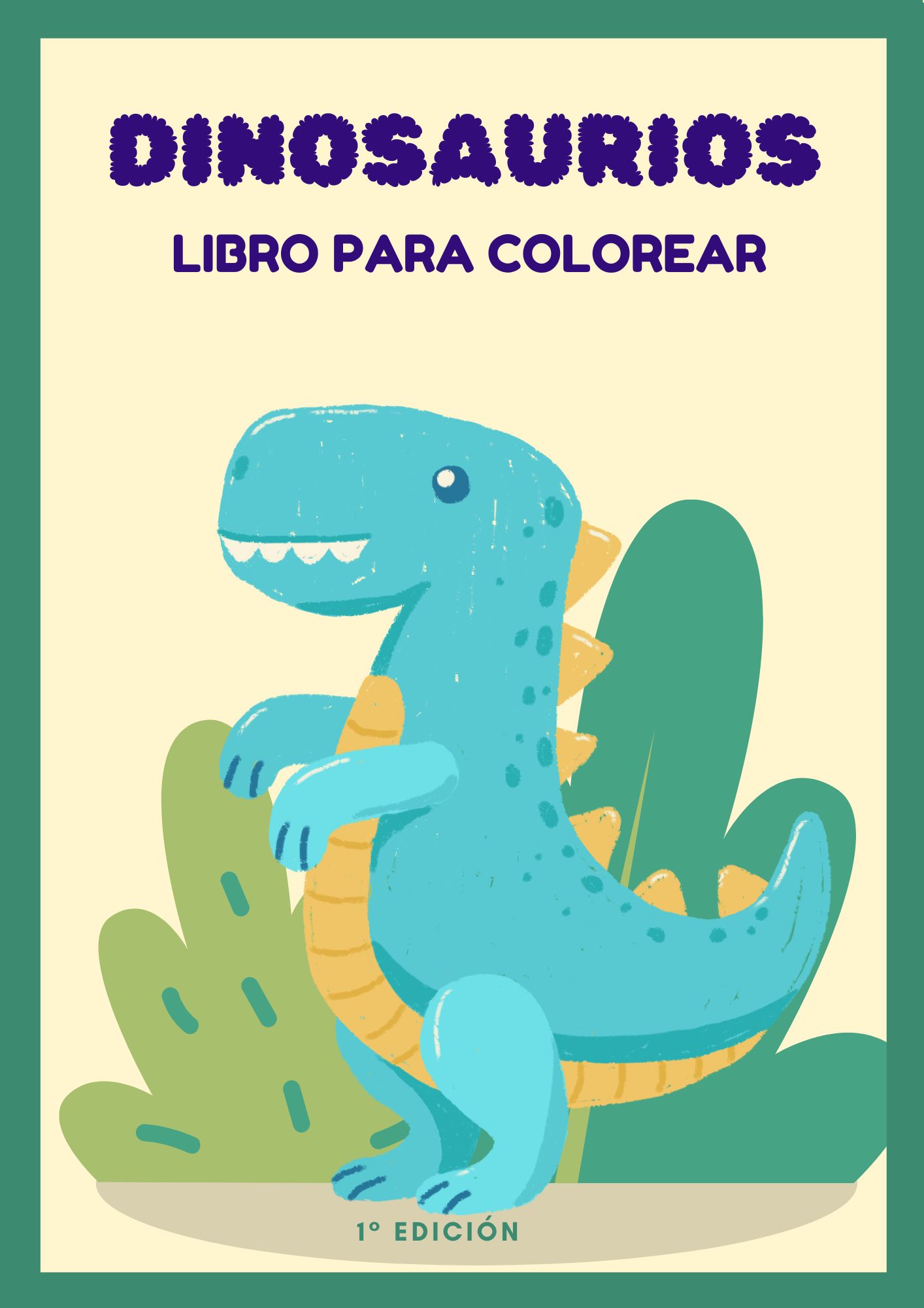LIBRO PARA COLOREAR - DINOSAURIOS - Lisbeth Mamani Chambi | Hotmart