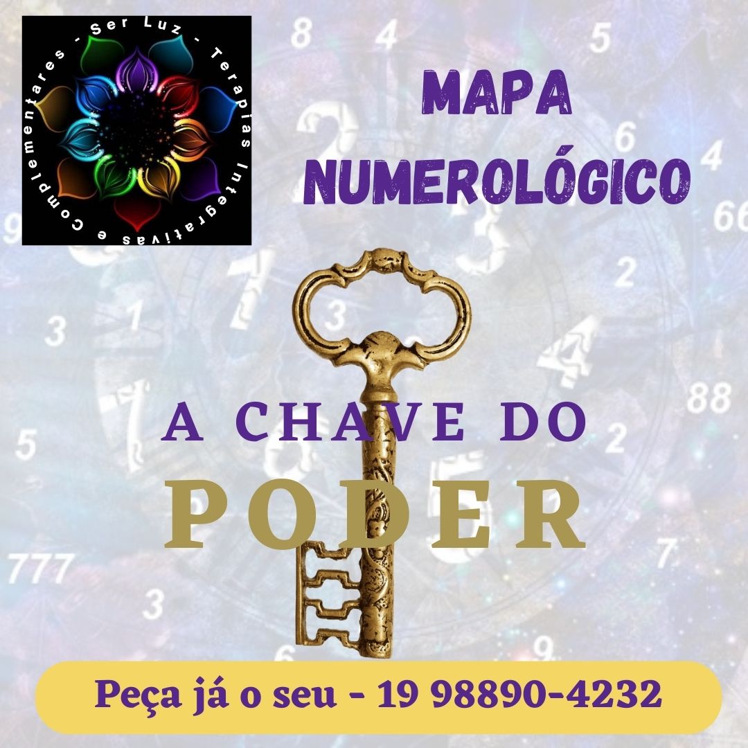 Mapa Numerológico Completo + E-book - Ser Luz Terapias Integrativa...