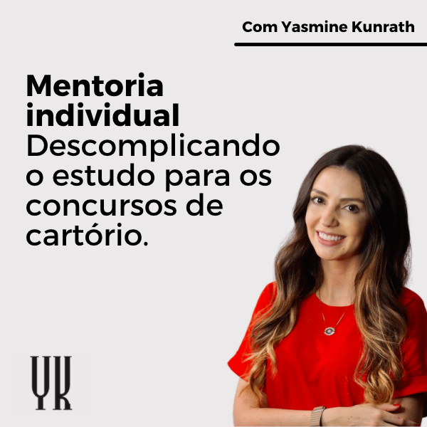 Mentoria individual - descomplicando o estudo para os concursos de cartório