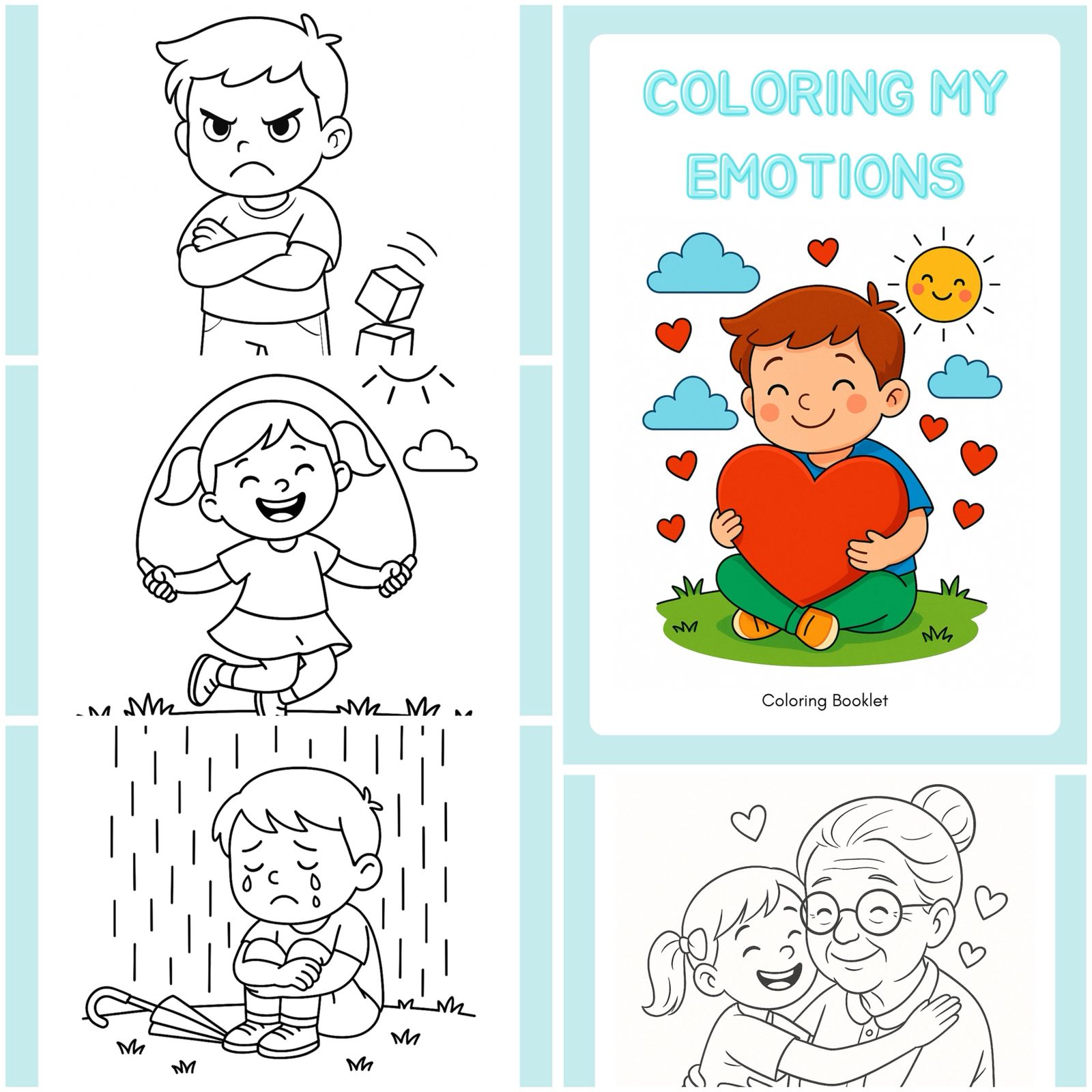 Coloring My Emotions: Coloring Booklet - Laura Sthefanía López Carr...