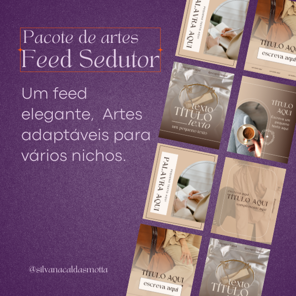 FEED SEDUTOR - Silvana Caldas | Hotmart