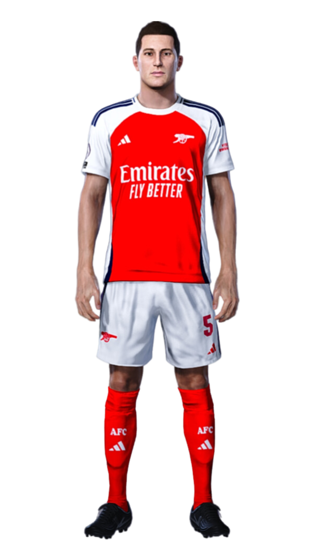 Arsenal Kit do uniforme 24/25 para PES2021 e PES2018 PC - Felipe Do...
