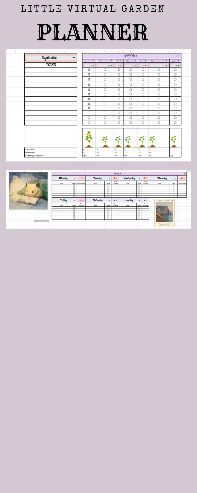 Little virtual garden - Planner