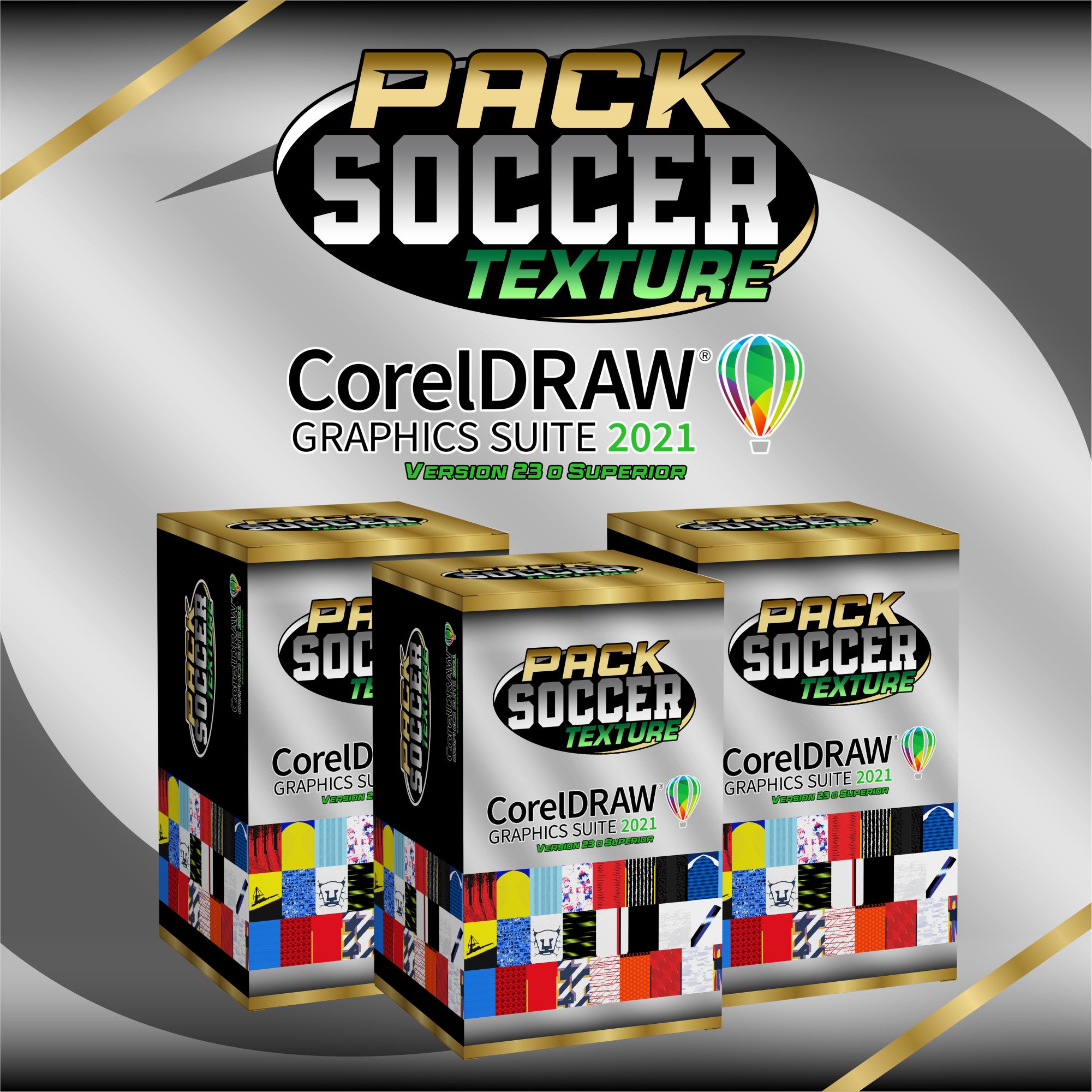 Pack Soccer Texture - Andrey Gonzalez | Hotmart