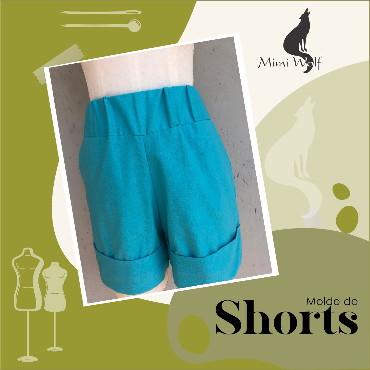 Shorts Linho Misto - Mirian Paulino da Silva | Hotmart