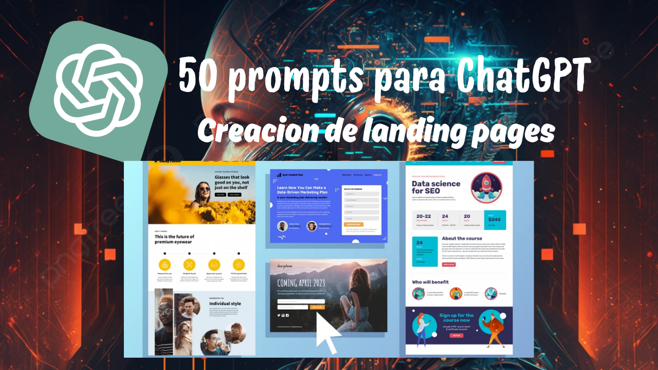 50 prompt ChatGPT para creacion de landing pages - Johan Nicolas Va...