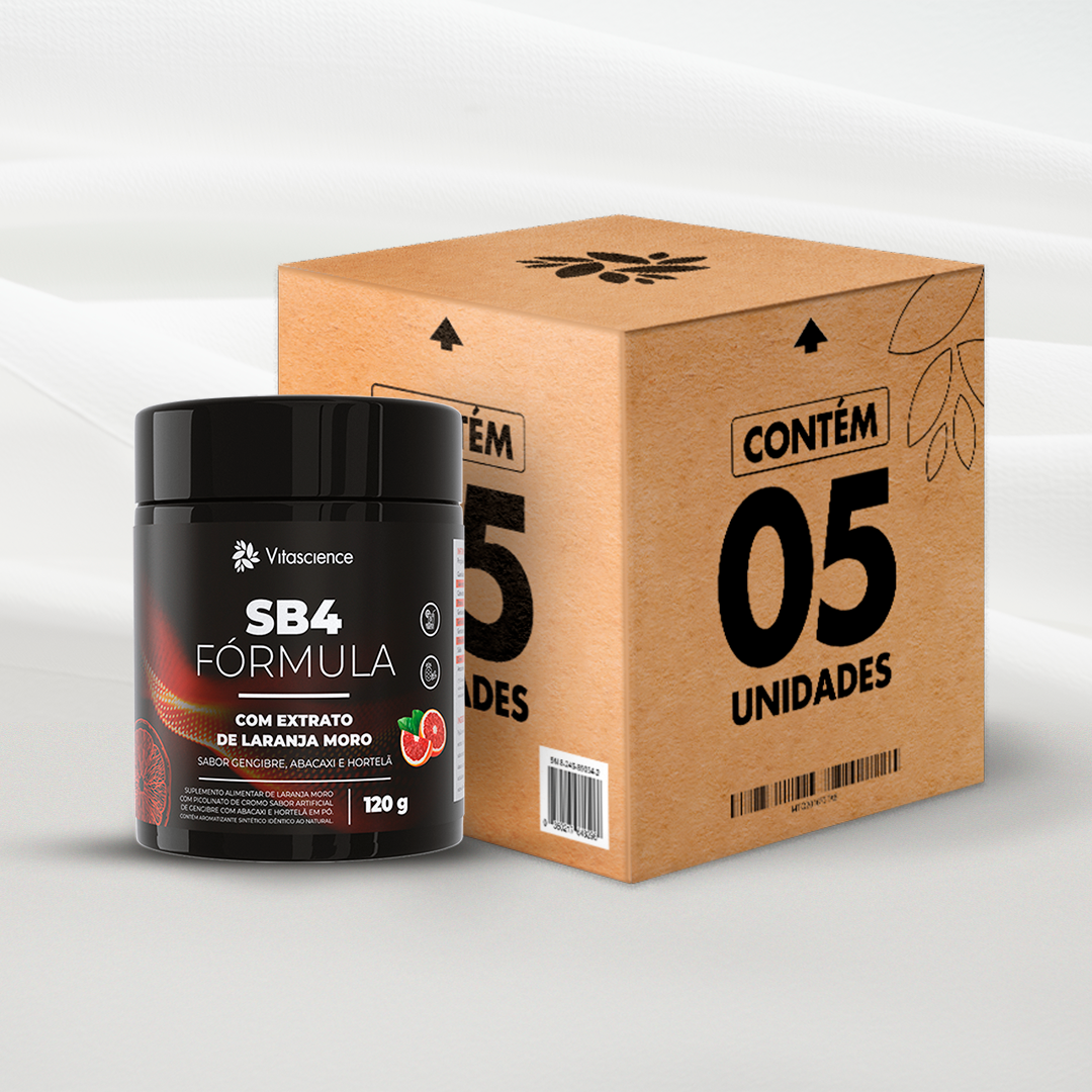Fórmula SB4 - 5 Potes (Frete Grátis) - Vitascience | Hotmart