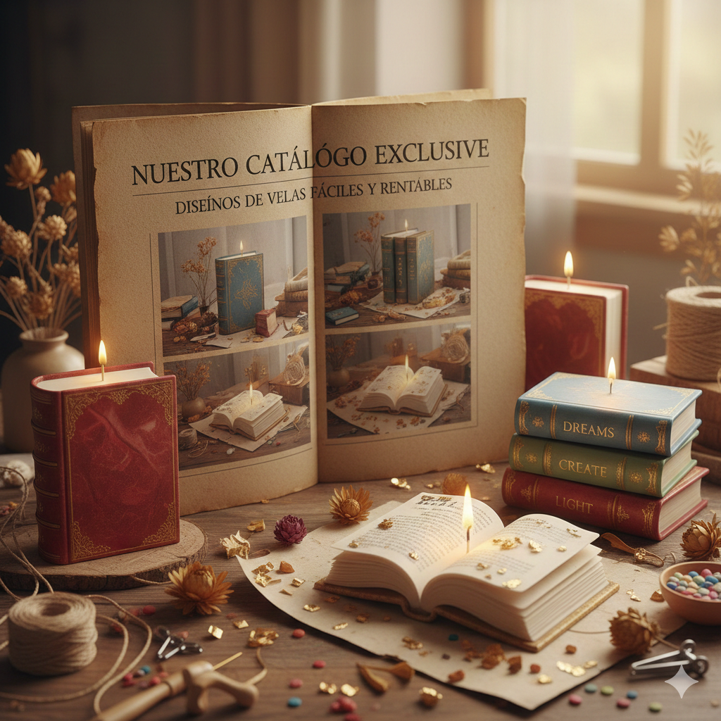 exclusivo catálogo de los diseños de velas más fáciles y rentables ...