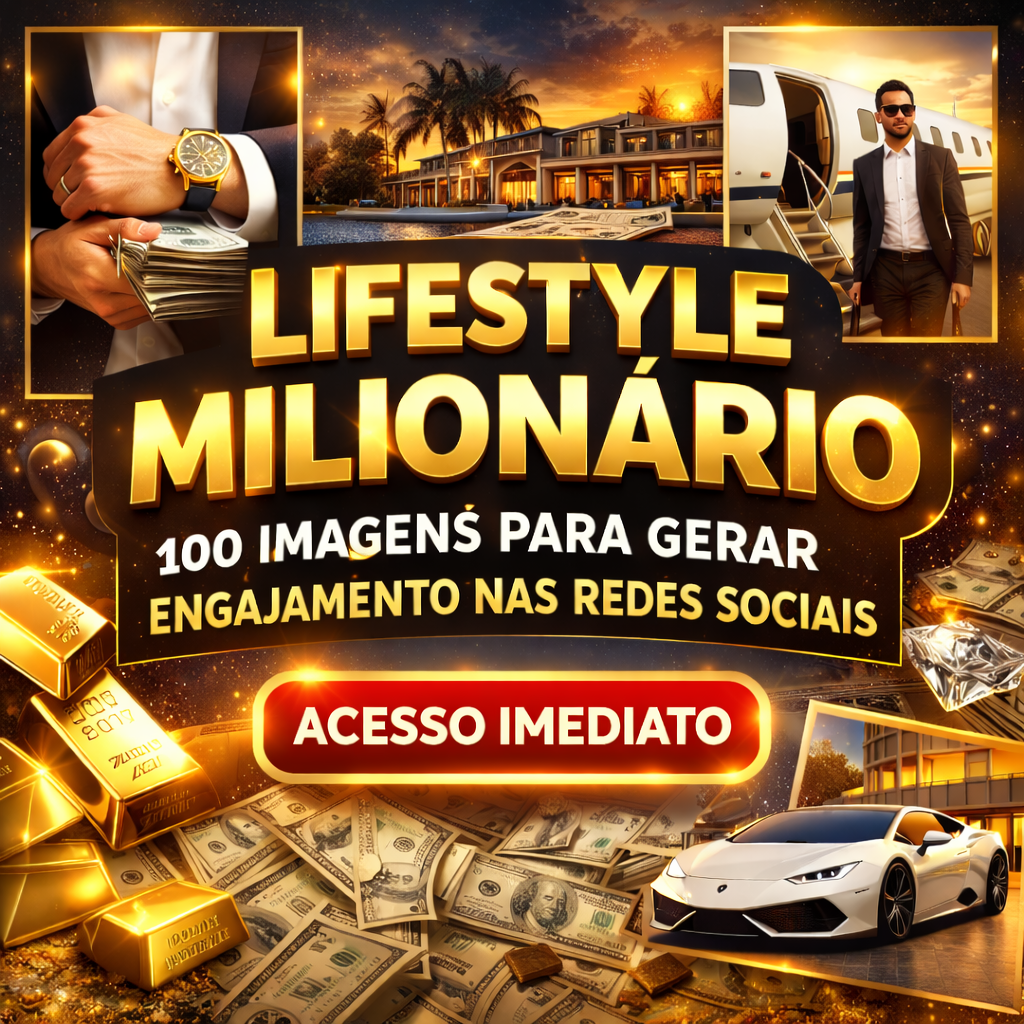 100 IMAGENS LIFESTYLE MILIONÁRIO PARA GERAR ENGAJAMENTO