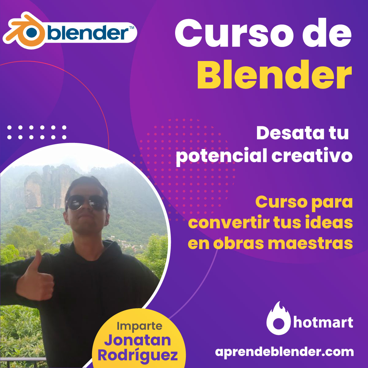 Curso de Blender: Convierte tus ideas en obras maestras 3D y crea t...
