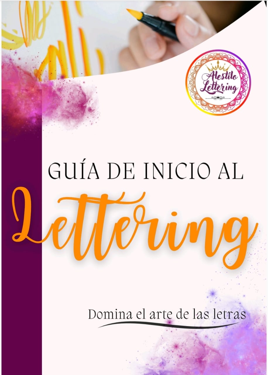 GUÍA DE INICIO AL LETTERING - viviana peña | Hotmart