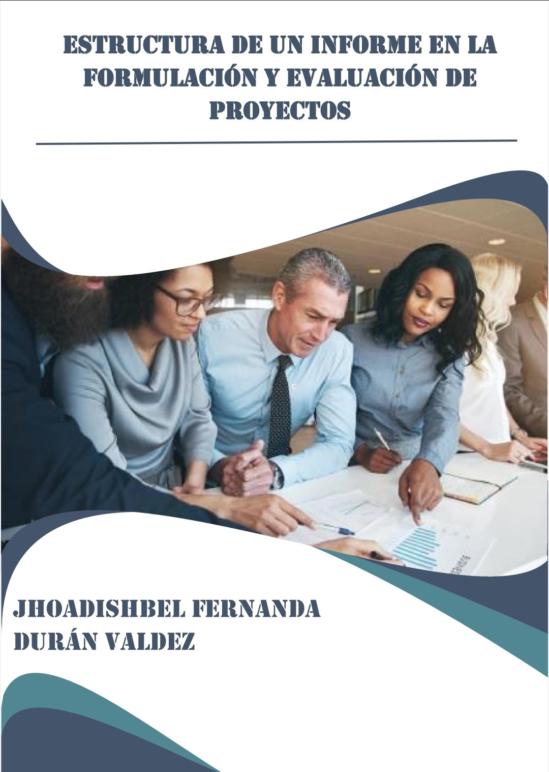 Estructura de un informe en la formulación y evaluación de proyecto...