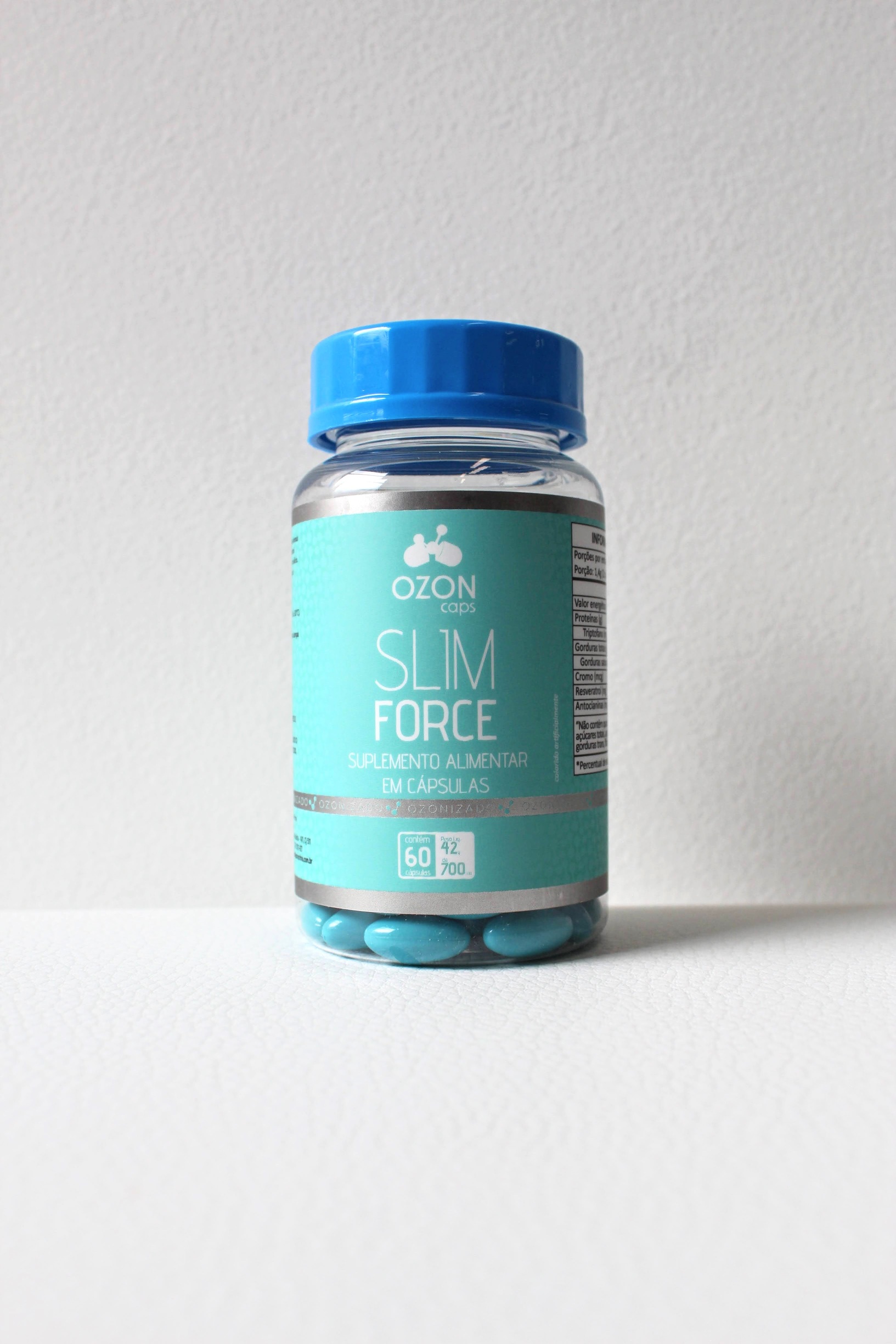 Ozon Caps Slim Force - Auxilio ao Emagrecimento (60 cápsulas) - Ozo...