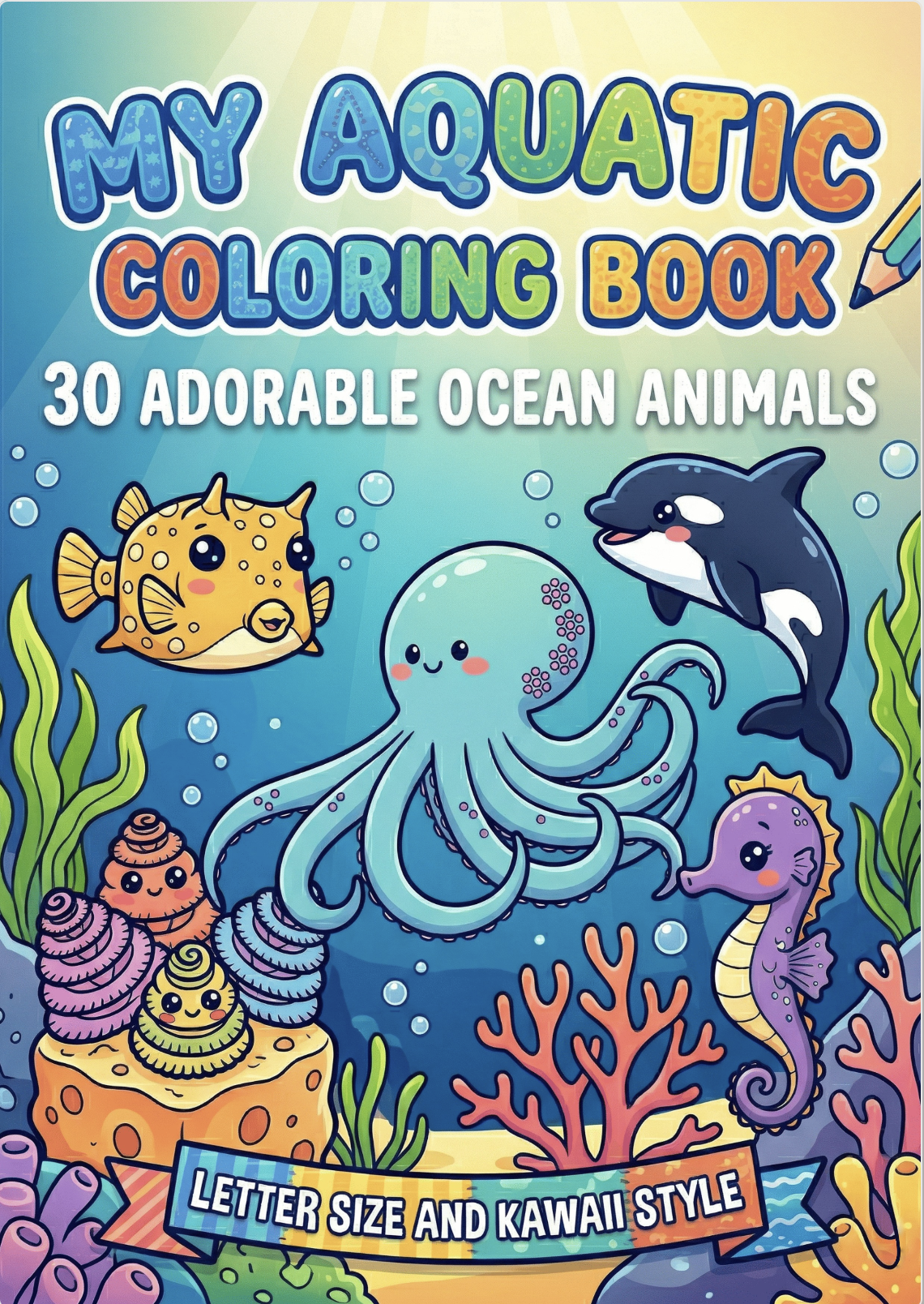 Printable Ocean Fun Activity & Coloring Book (Screen-Free Kids)...