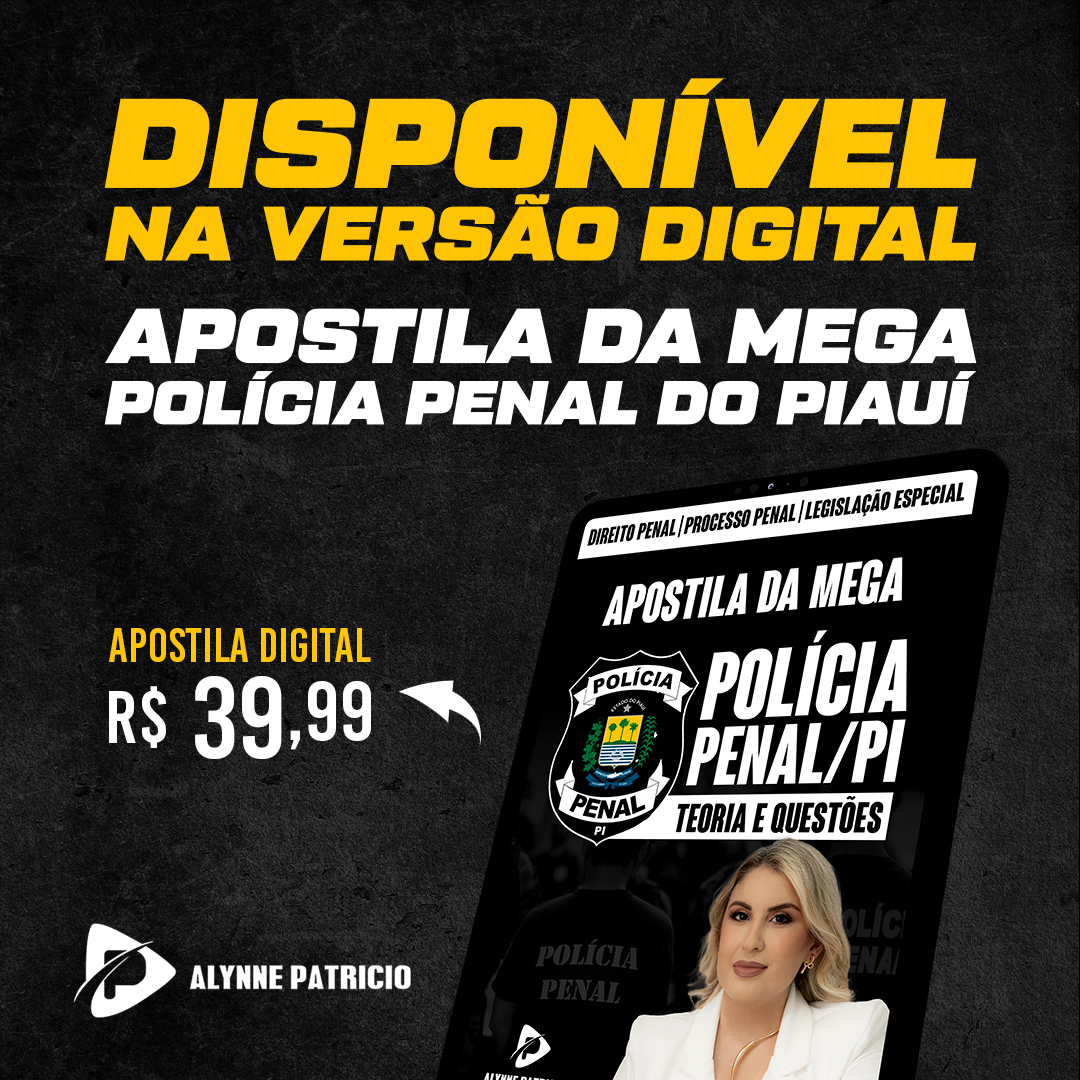 APOSTILA DA MEGA POLÍCIA PENAL-PI (TEORIA E QUESTÕES) - PDF - Inst...